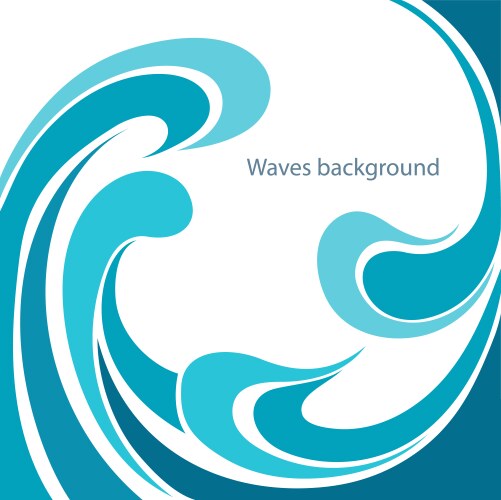 Water frame Royalty Free Vector Image - VectorStock