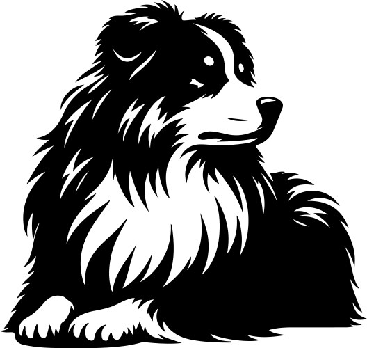 Australian Shepherd Silhouette Vector Images (over 630)