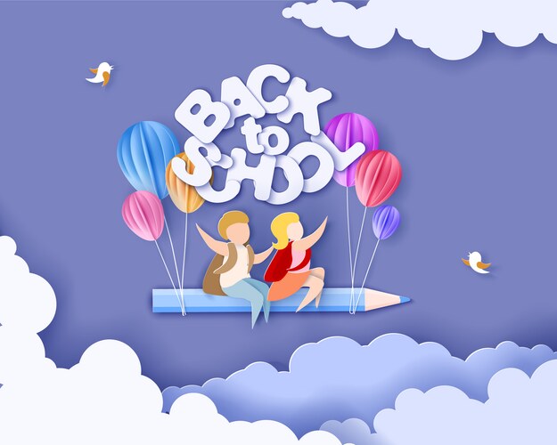 September 1st back to school background Royalty Free Vector