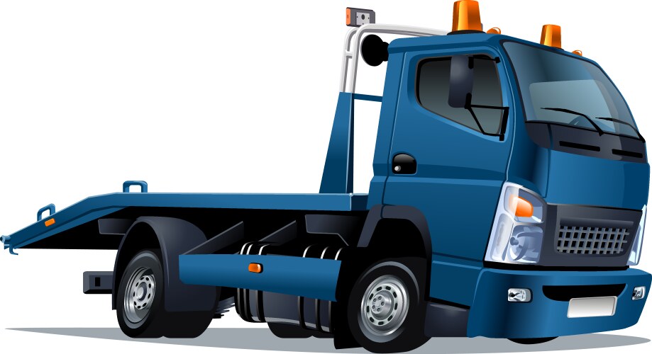 Tow truck Royalty Free Vector Image - VectorStock