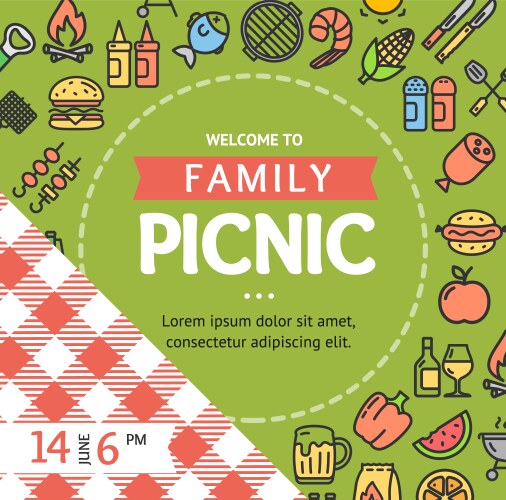 Picnic Banner Vector Images (over 8,800)