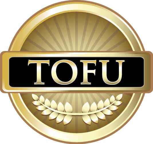 Baked tofu outline icon Royalty Free Vector Image