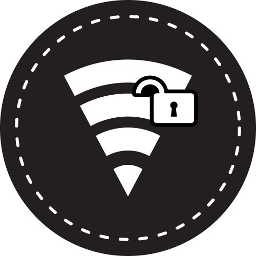 Wifi status icon Royalty Free Vector Image - VectorStock