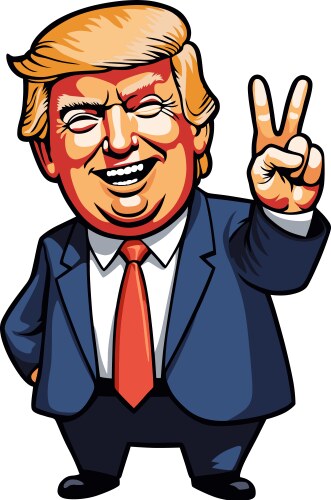 Cartoon trump Vector Images & Graphics for Commercial Use | VectorStock