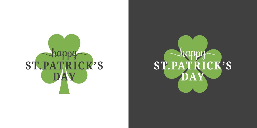 Shamrock Black and White Vector Images (over 17,000)