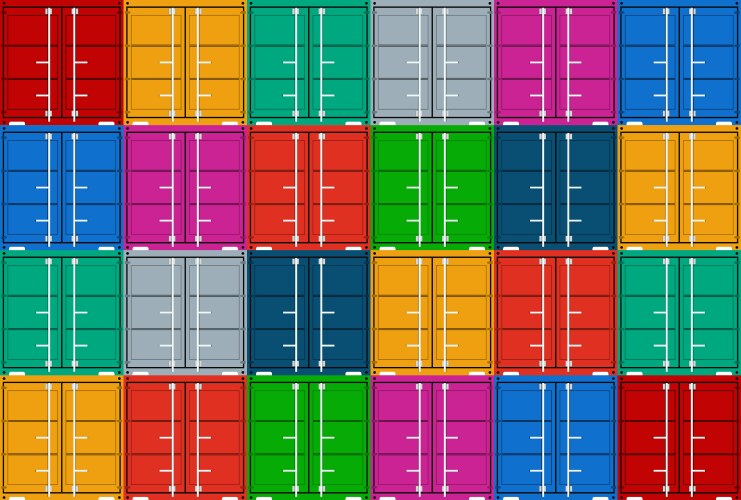 Container Terminal Vector Images (over 3,500)