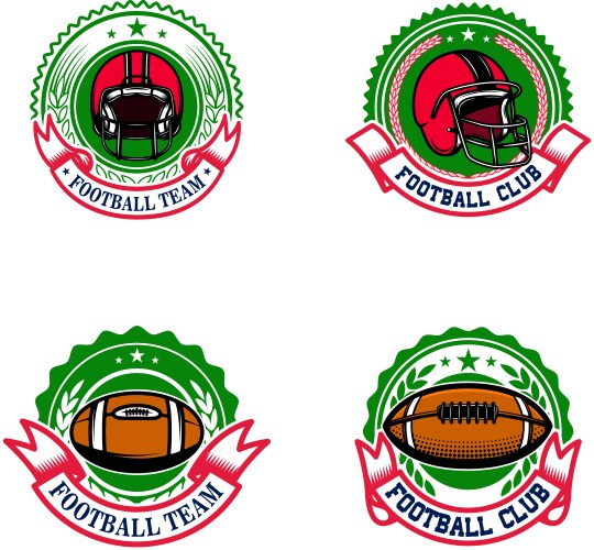 American veterans set of emblems Royalty Free Vector Image