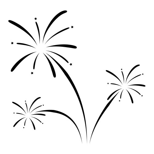 No fireworks warning icon Royalty Free Vector Image