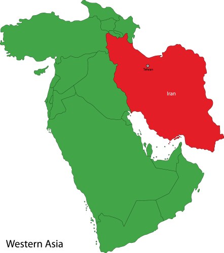 Map Iran Red Vector Images (over 670)