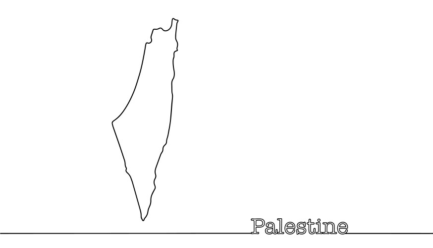 Palestine Map Vector Images (over 1,100)