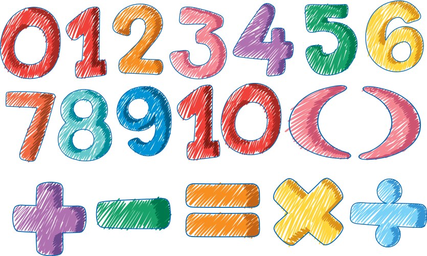 Numbers Clipart Vector Images (over 10,000)