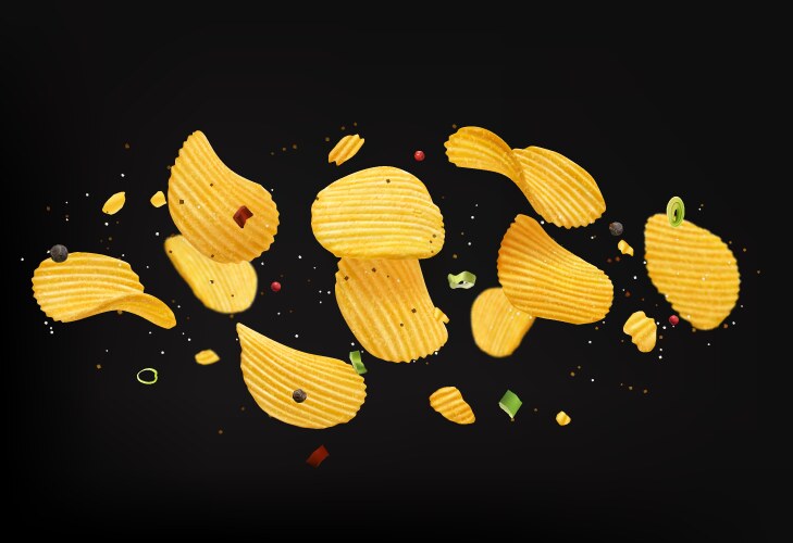 Tornado potato Royalty Free Vector Image - VectorStock