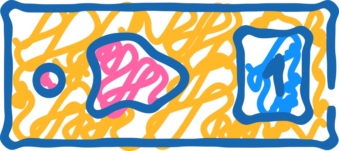 Color blindness test ophthalmology icon doodle Vector Image