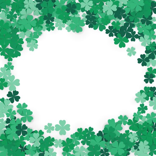 Saint patrick day frame Royalty Free Vector Image