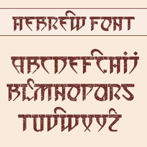 Hebrew Fonts