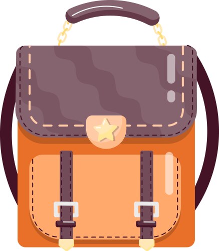 Stylish ladies bags flat stickers Royalty Free Vector Image