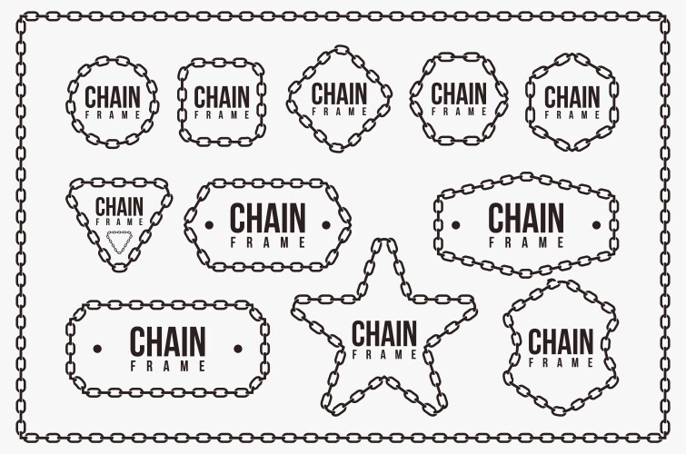 Round Chain Link Vector Images (over 2,700)