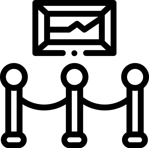 Architecture icon thin linear style design Vector Image