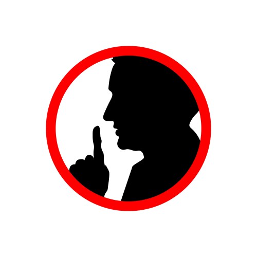 Shhh Face Vector Images (96)