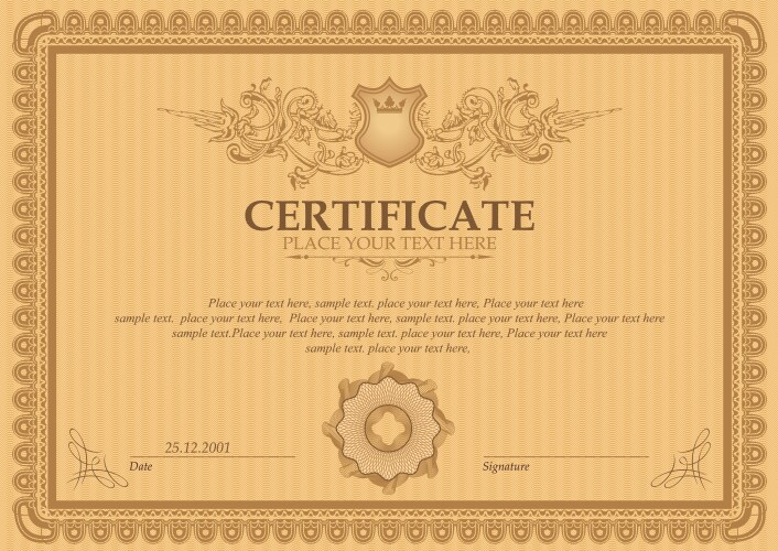 Certificate Vector Images (over 340,000)