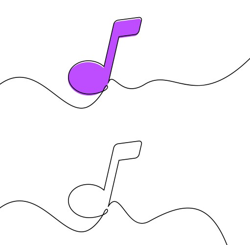 Purple Musical Note Vector Images (over 5,700)