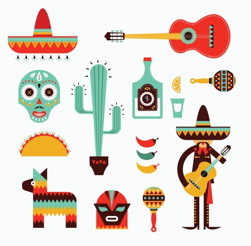 Mexican fiesta Vector Images & Graphics for Commercial Use | VectorStock