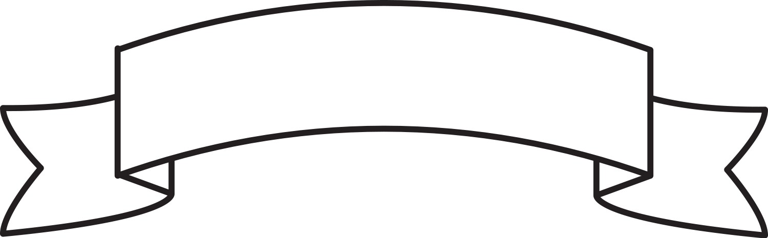 Retro ribbon blank banner template decorative Vector Image