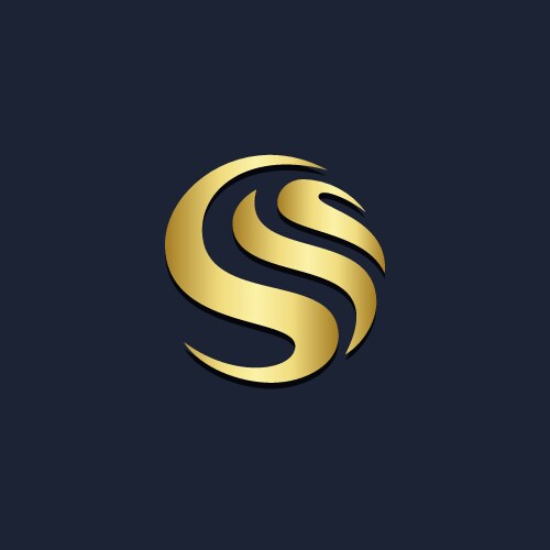 Spin circle technology logo Royalty Free Vector Image