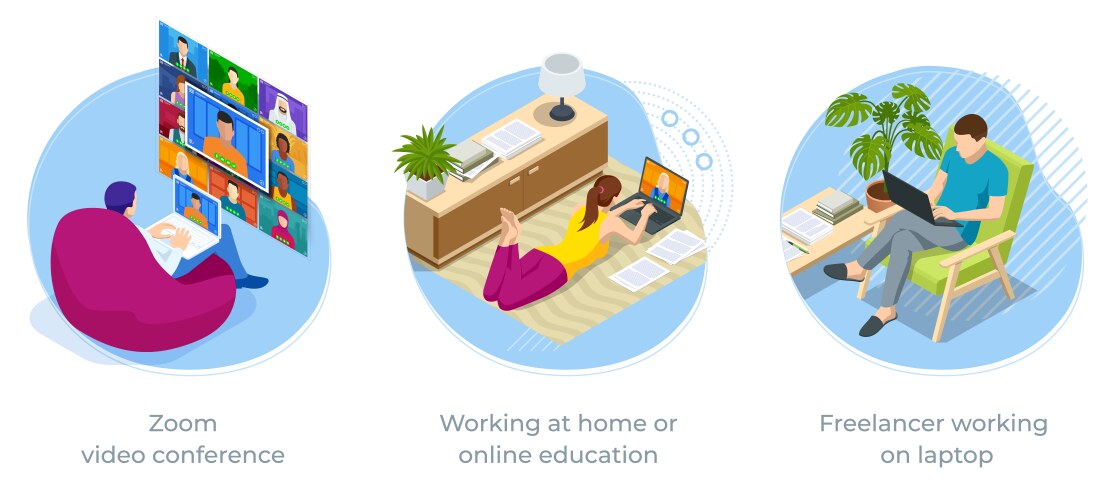 Working at Home Vector Images (over 240,000)
