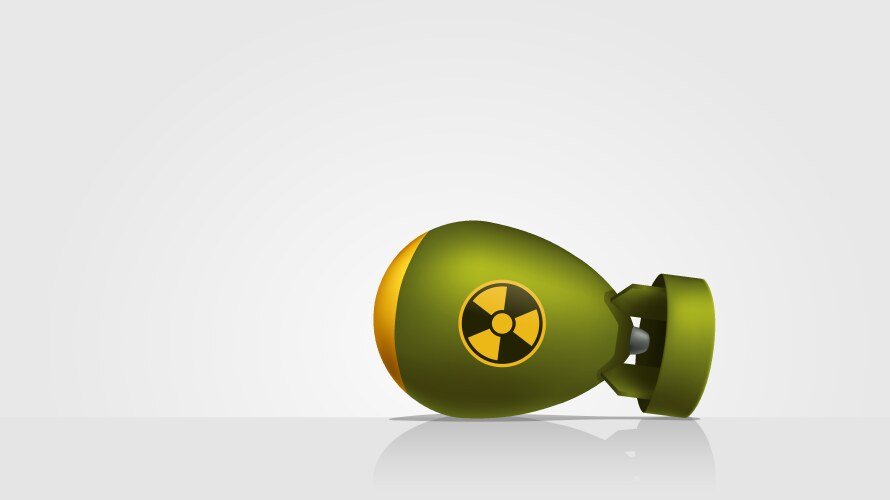 Realistic bomb Royalty Free Vector Image - VectorStock