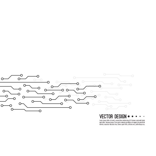 Electronic motherboard Royalty Free Vector Image
