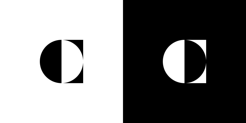 Simple and modern c logo design Royalty Free Vector Image