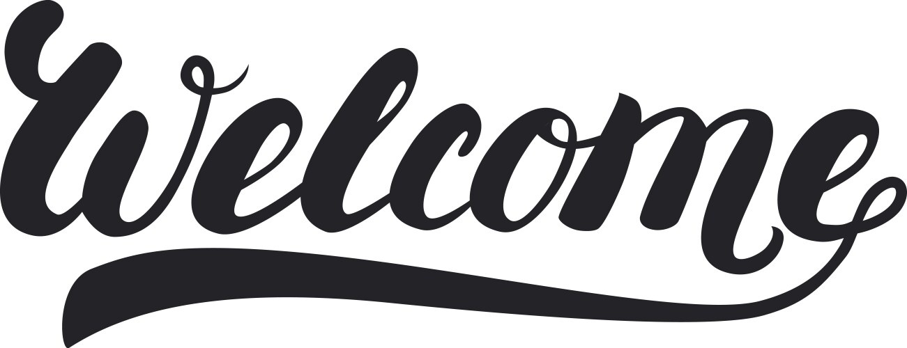 Hand Lettering Welcome Vector Images (over 6,800)