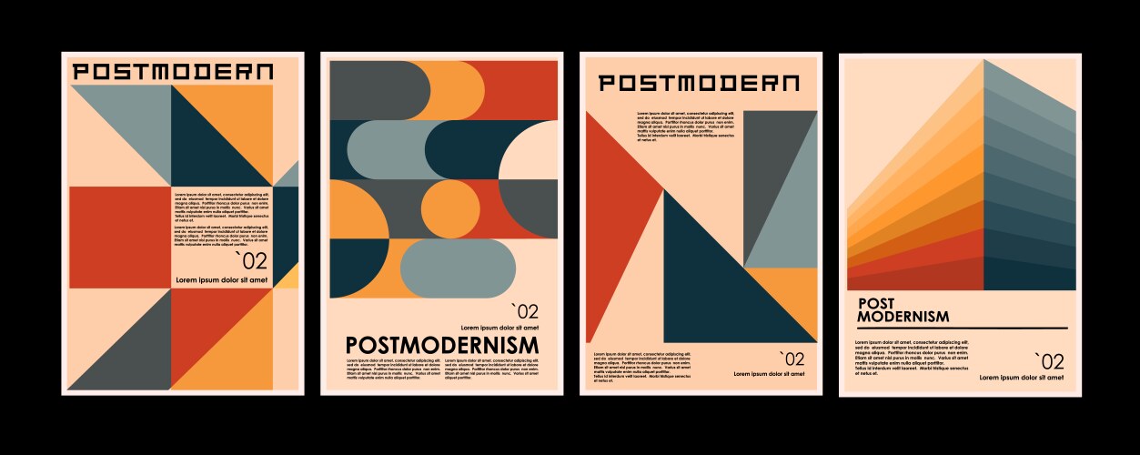 Modern geometric round shapes and dynamic lines Vector Image