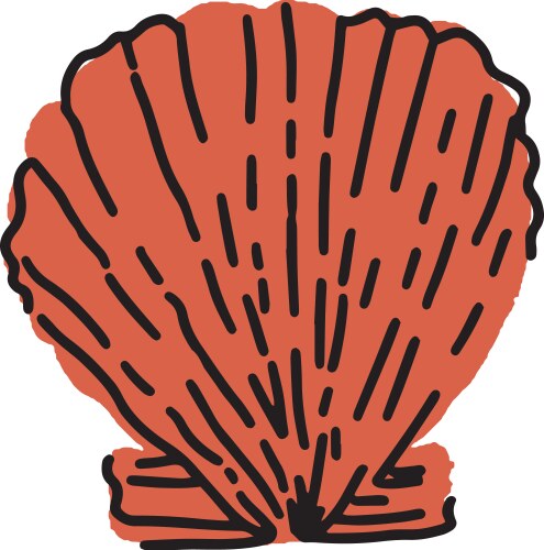 Open Scallop Shell Clipart Clipart Scallop Shells Clip Art Scallop