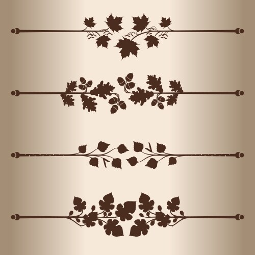 Decorative lines Royalty Free Vector Image - VectorStock