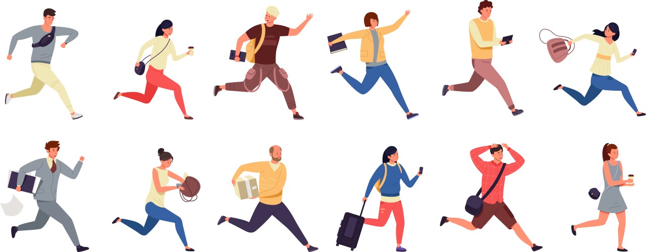 Running Late Vector Images (over 3,000)
