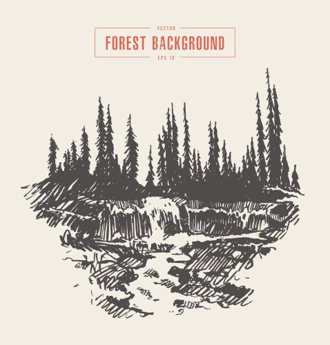 Waterfall Black White Vector Images (over 4,500)