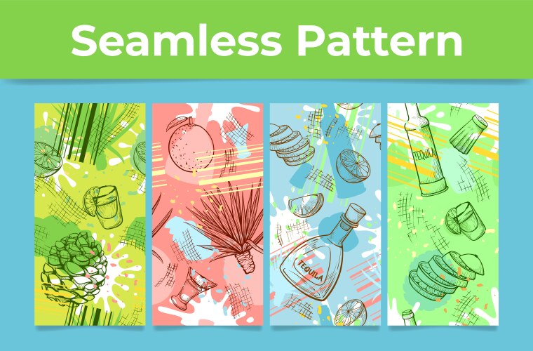 Sun sketch pattern Royalty Free Vector Image - VectorStock