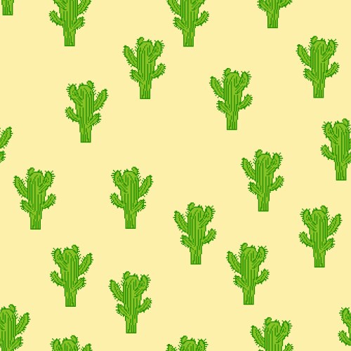 Pixel Cactus Vector Images (over 300)