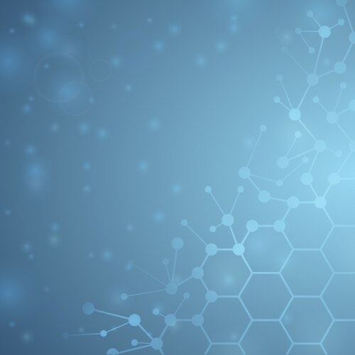 Blue background and hive Royalty Free Vector Image