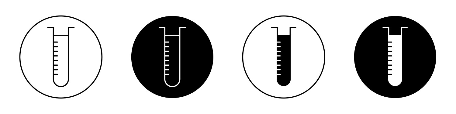 Chemical tube icon Royalty Free Vector Image - VectorStock