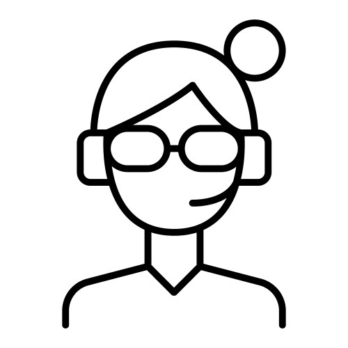 Study icon in thin line style graphic design Vector Image