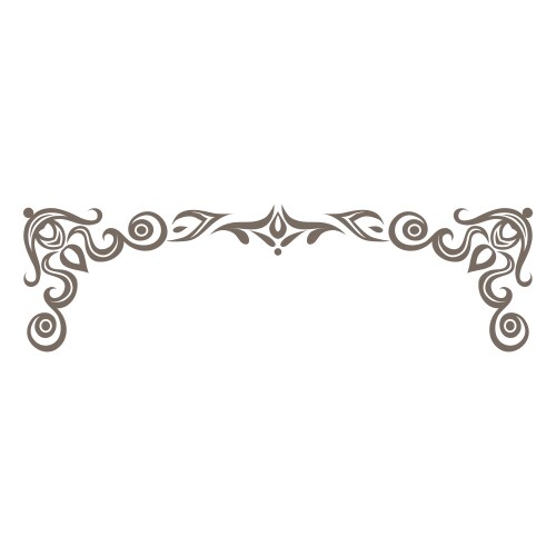 Decorative page border Royalty Free Vector Image