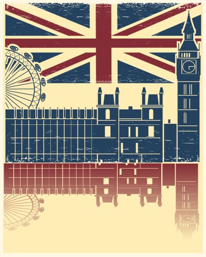 Set of london symbols Royalty Free Vector Image