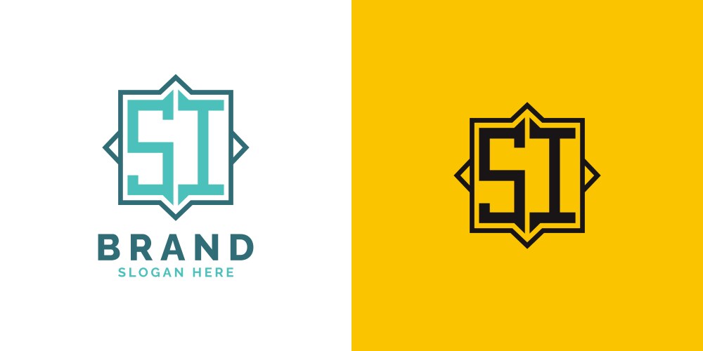 Modern tg monogram logo design initial letter tg Vector Image