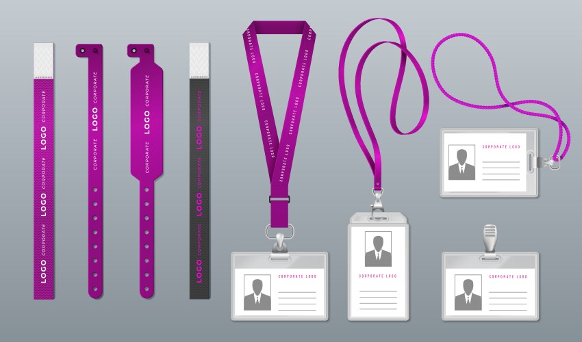 Lanyard Templates Vector Images (over 4,300)