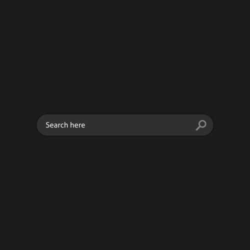 Empty Password Field Ui Element Template Vector Image