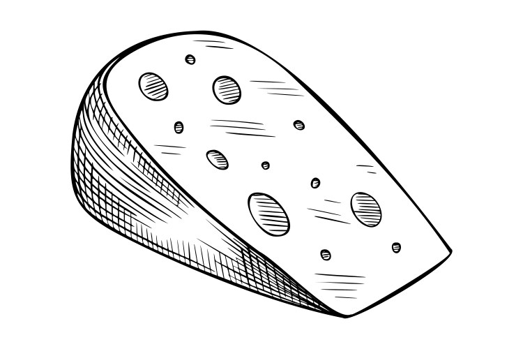 Cheese Line Drawing Vector Images (over 6,100)