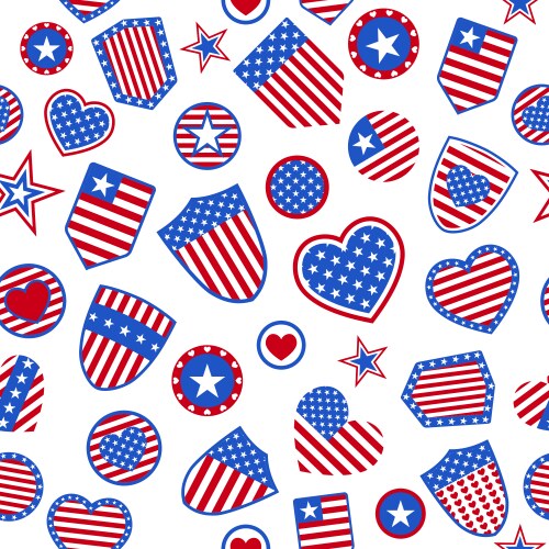 Seamless decorative ethnic pattern american Vector Image